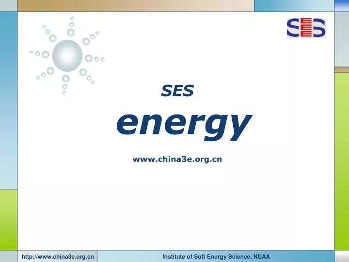 PPT - SES energy PowerPoint Presentation, free download - ID:4682262