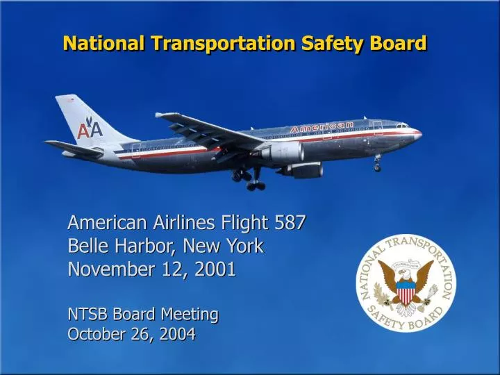 PPT - National Transportation Safety Board PowerPoint Presentation ...