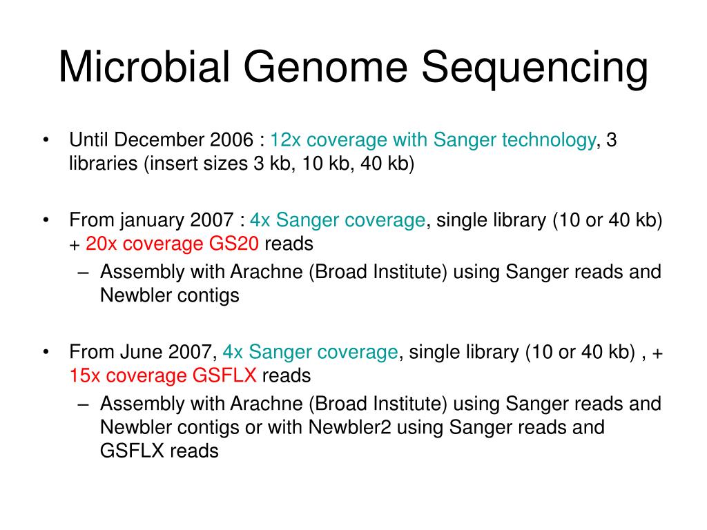 PPT - Le séquençage à grande échelle au Genoscope Stratégies actuelles ...