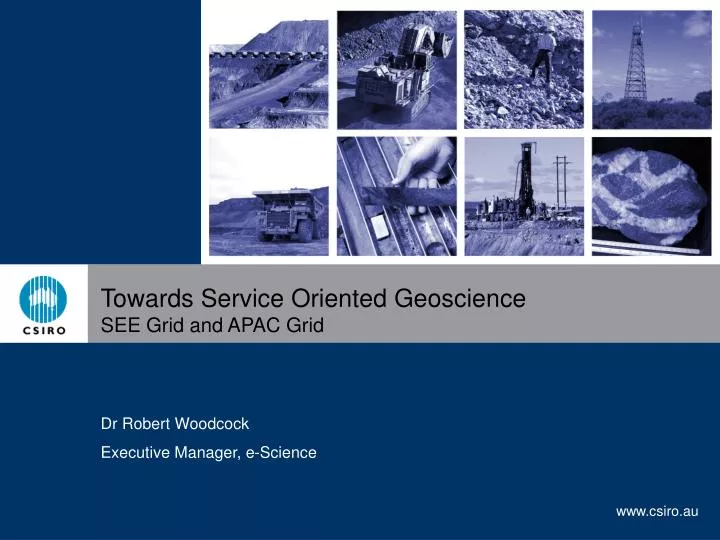 Ppt Towards Service Oriented Geoscience See Grid And Apac Grid Powerpoint Presentation Id