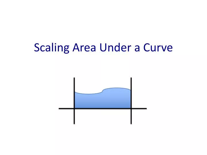 PPT - Scaling Area Under a Curve PowerPoint Presentation, free download ...
