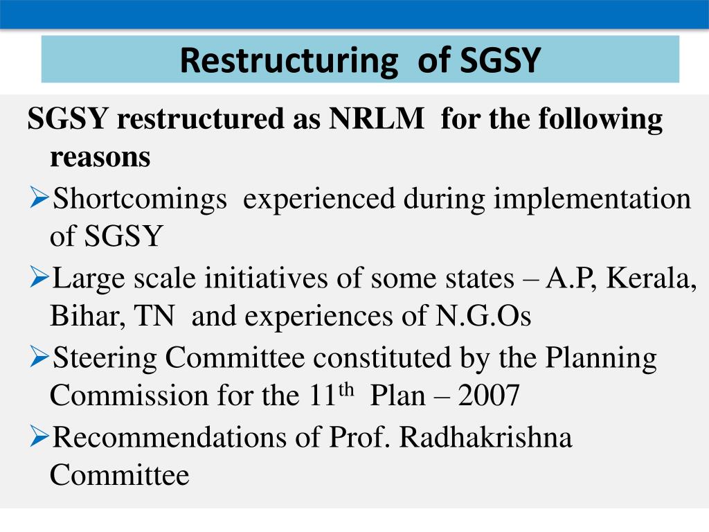 PPT - National Rural Livelihoods Mission Aajeevika PowerPoint ...