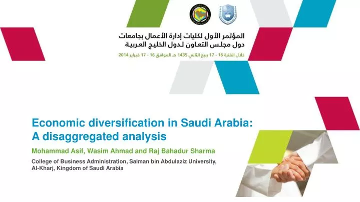 PPT - Economic diversification in Saudi Arabia: A disaggregated ...