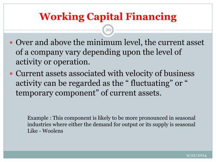 PPT - Operating Cycle of Business and Financing Working Capital ...