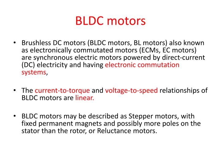 PPT - Brushless DC electric motor PowerPoint Presentation - ID:4689998