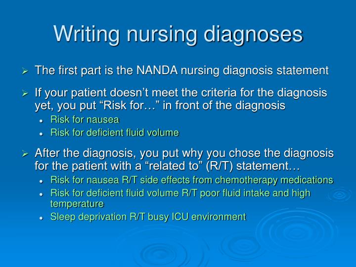 PPT - Nursing Diagnosis PowerPoint Presentation - ID:4690364