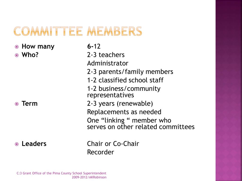 PPT - School/Family/Community Partnerships Committee PowerPoint ...