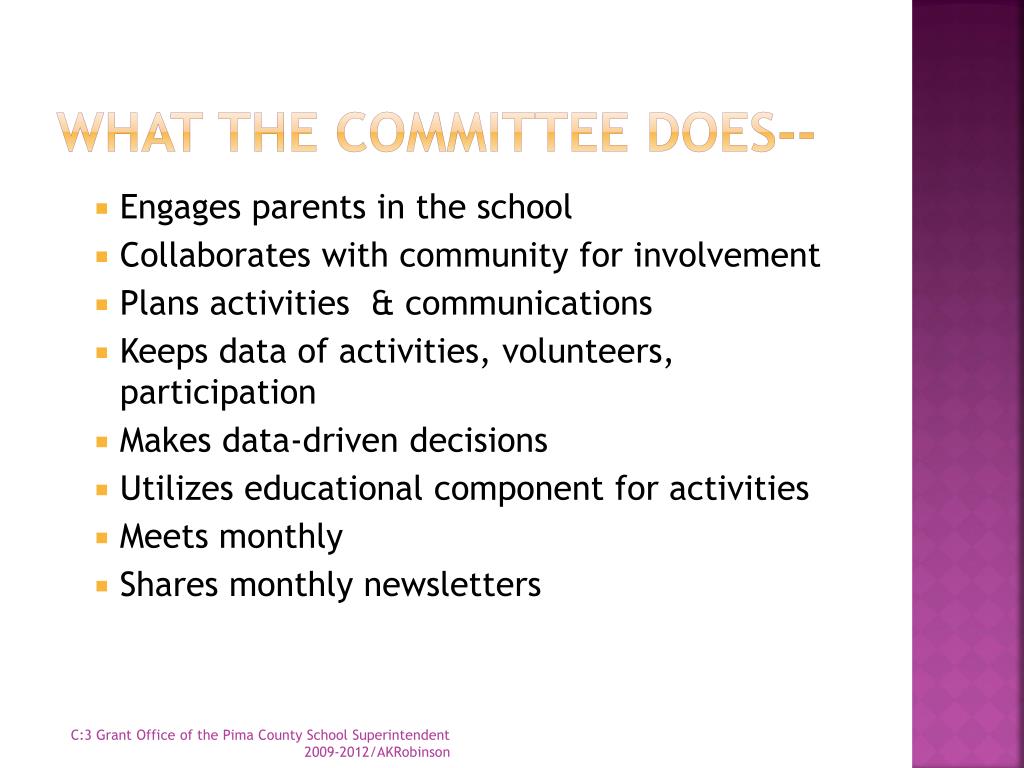 PPT - School/Family/Community Partnerships Committee PowerPoint ...