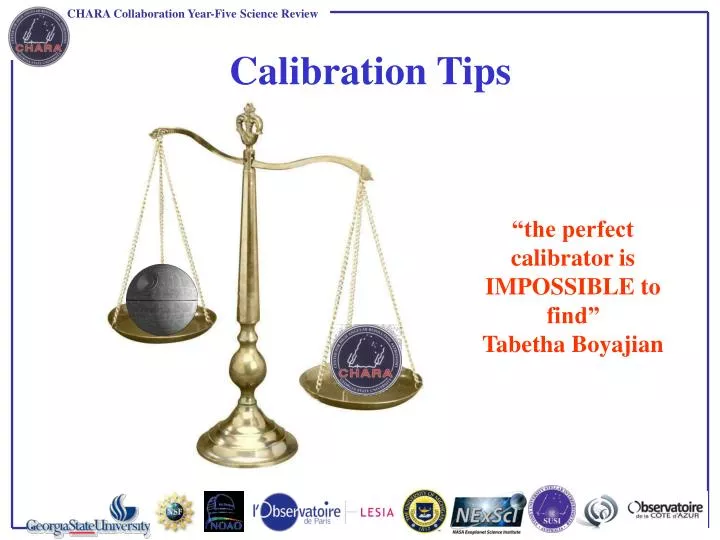 PPT - Calibration Tips PowerPoint Presentation, free download - ID:4692664