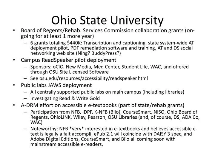PPT - Ohio State University PowerPoint Presentation, free download - ID ...