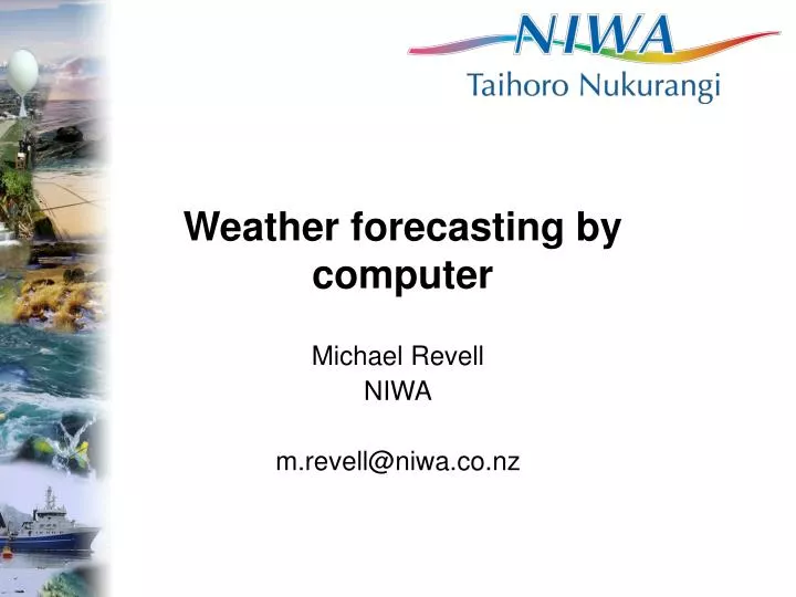 PPT - Weather forecasting by computer PowerPoint Presentation, free ...