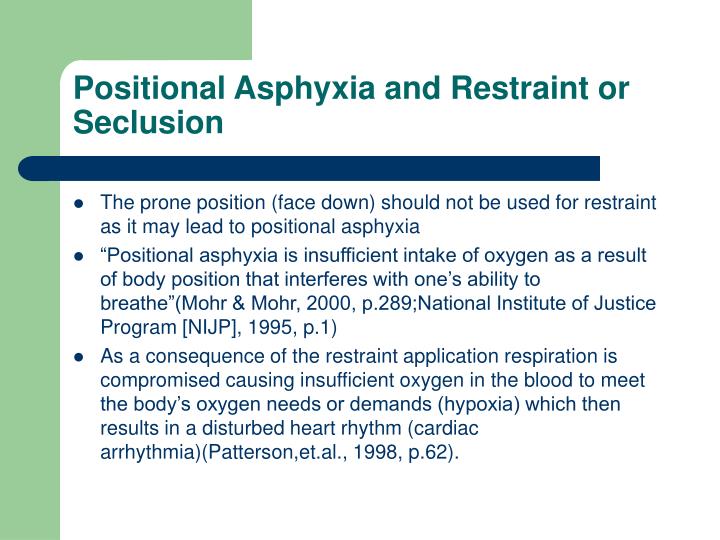PPT - Prevention, Intervention and Postvention: Restraints and ...