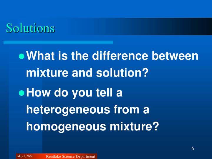 PPT - Types of mixtures PowerPoint Presentation - ID:4695980