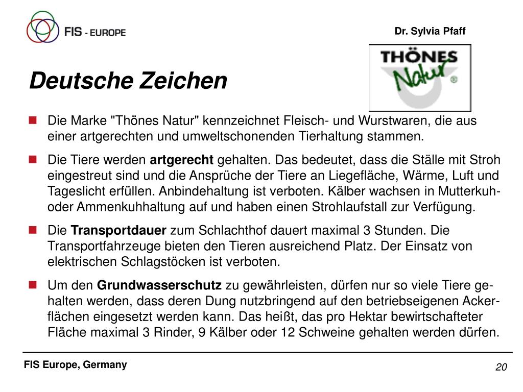 PPT - Woran Verbraucher Tierschutz an der Ladentheke erkennen ...