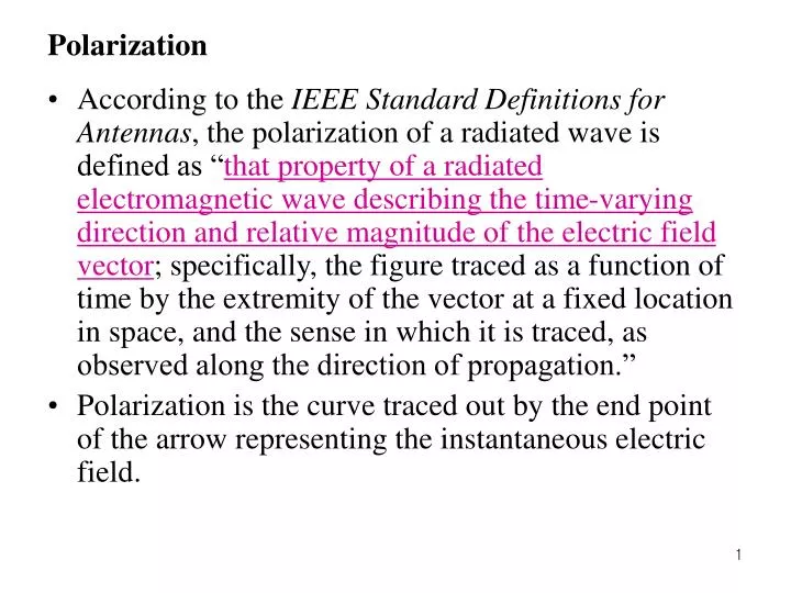 PPT - Polarization PowerPoint Presentation, free download - ID:4697583