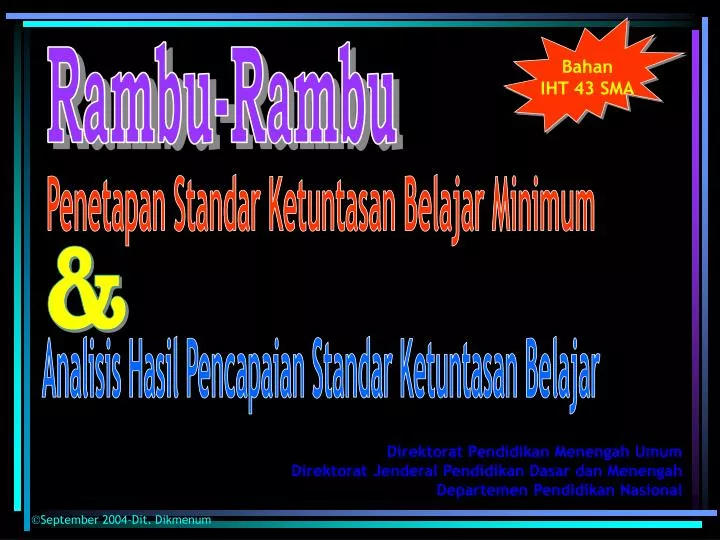 PPT - Rambu-Rambu PowerPoint Presentation, free download - ID:4697717