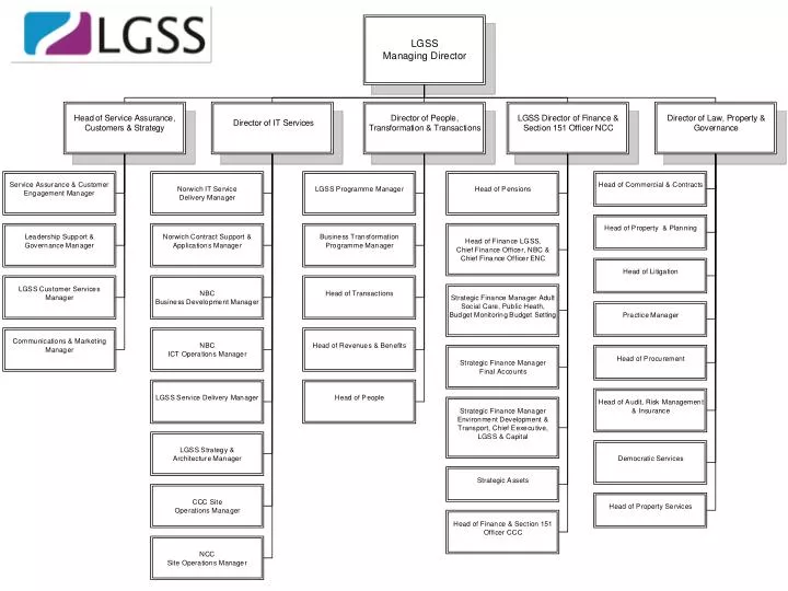 PPT - LGSS Senior Management Structure PowerPoint Presentation, free ...