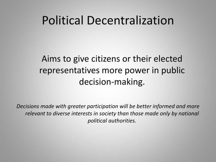 PPT - Fiscal Decentralization PowerPoint Presentation - ID:4698651
