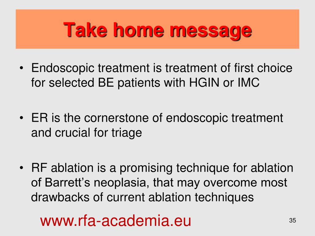 PPT - Novel developments Radiofrequency Ablation (RFA) for dysplastic ...