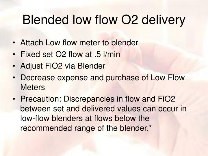 PPT - The Delivery of Low Flow Oxygen in Neonates (made interesting ...