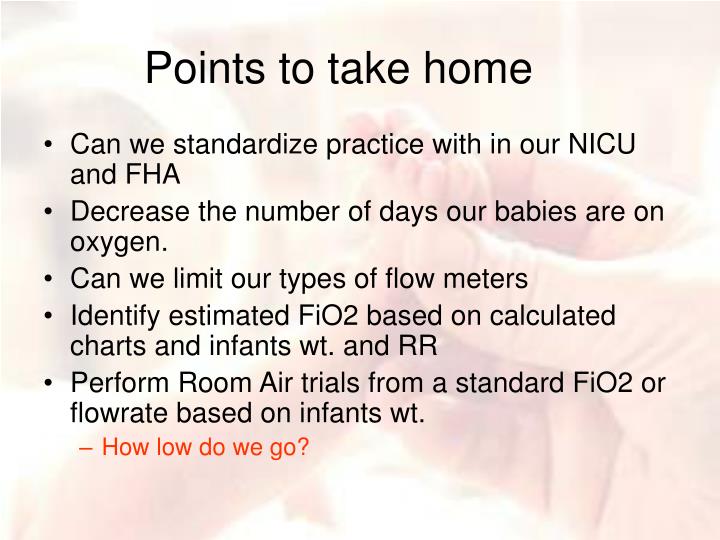 PPT - The Delivery of Low Flow Oxygen in Neonates (made interesting ...