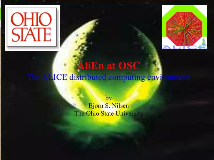 PPT - AliEn PowerPoint Presentation, free download - ID:4702106