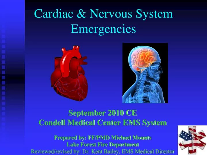 PPT - Cardiac & Nervous System Emergencies PowerPoint Presentation - ID ...