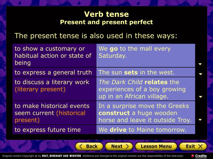 PPT - Understanding verb tense and mood PowerPoint Presentation - ID ...