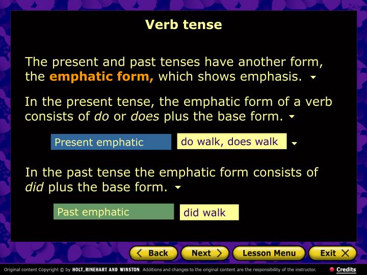 PPT - Understanding verb tense and mood PowerPoint Presentation - ID ...