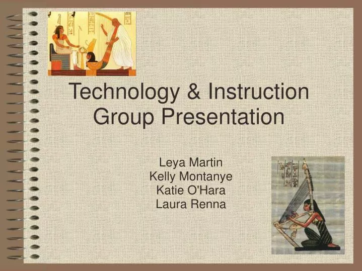 PPT - Technology & Instruction Group Presentation PowerPoint ...