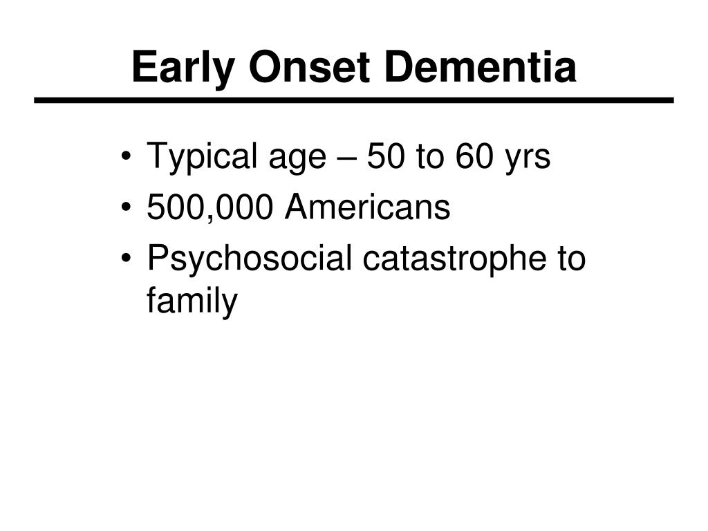 PPT - Dementia other than Alzheimers Disease PowerPoint Presentation ...