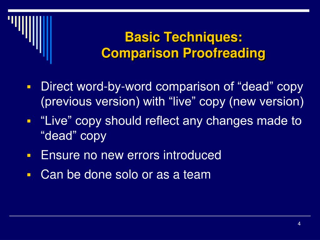 PPT - PROOFREADING TIPS AND TECHNIQUES PowerPoint Presentation, free ... PPT - PROOFREADING TIPS AND TECHNIQUES PowerPoint Presentation, free ...