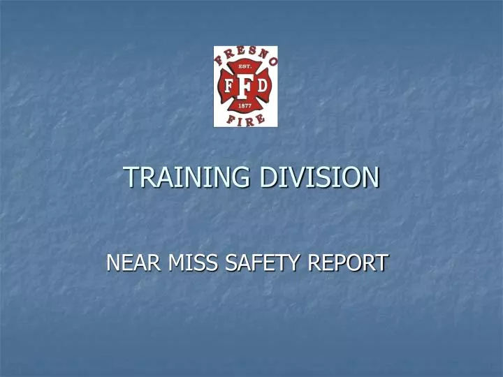 PPT - TRAINING DIVISION PowerPoint Presentation, free download - ID:4705062