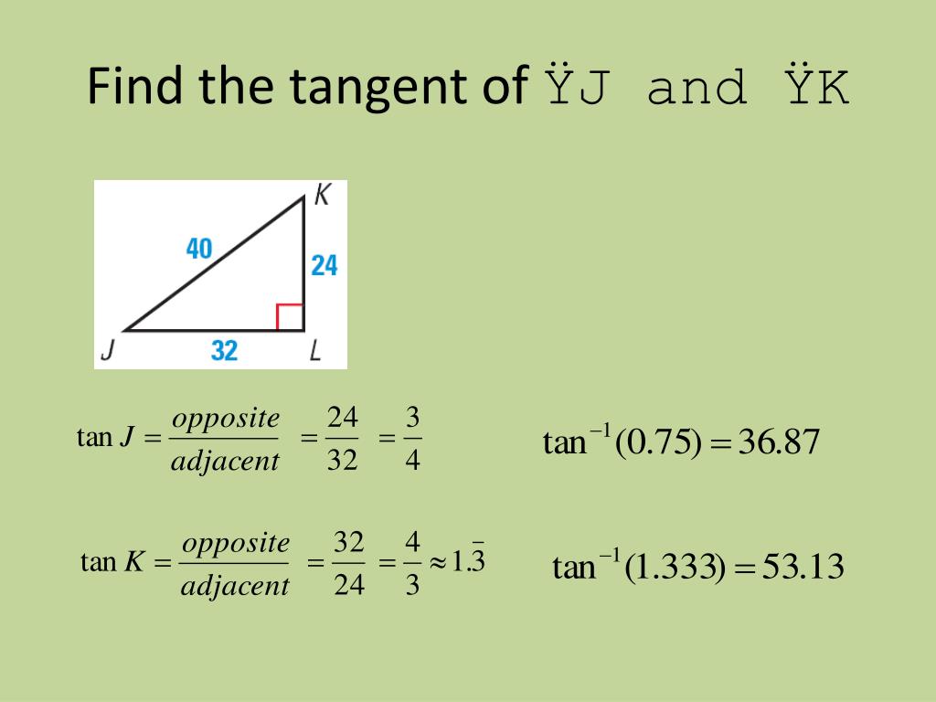 How To Get The Tangent In Math