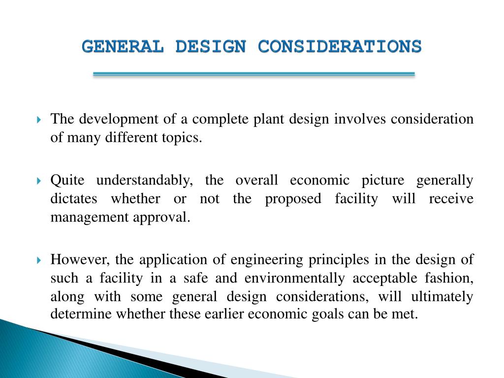 PPT - GENERAL DESIGN CONSIDERATIONS PowerPoint Presentation, free ... PPT - GENERAL DESIGN CONSIDERATIONS PowerPoint Presentation, free ...