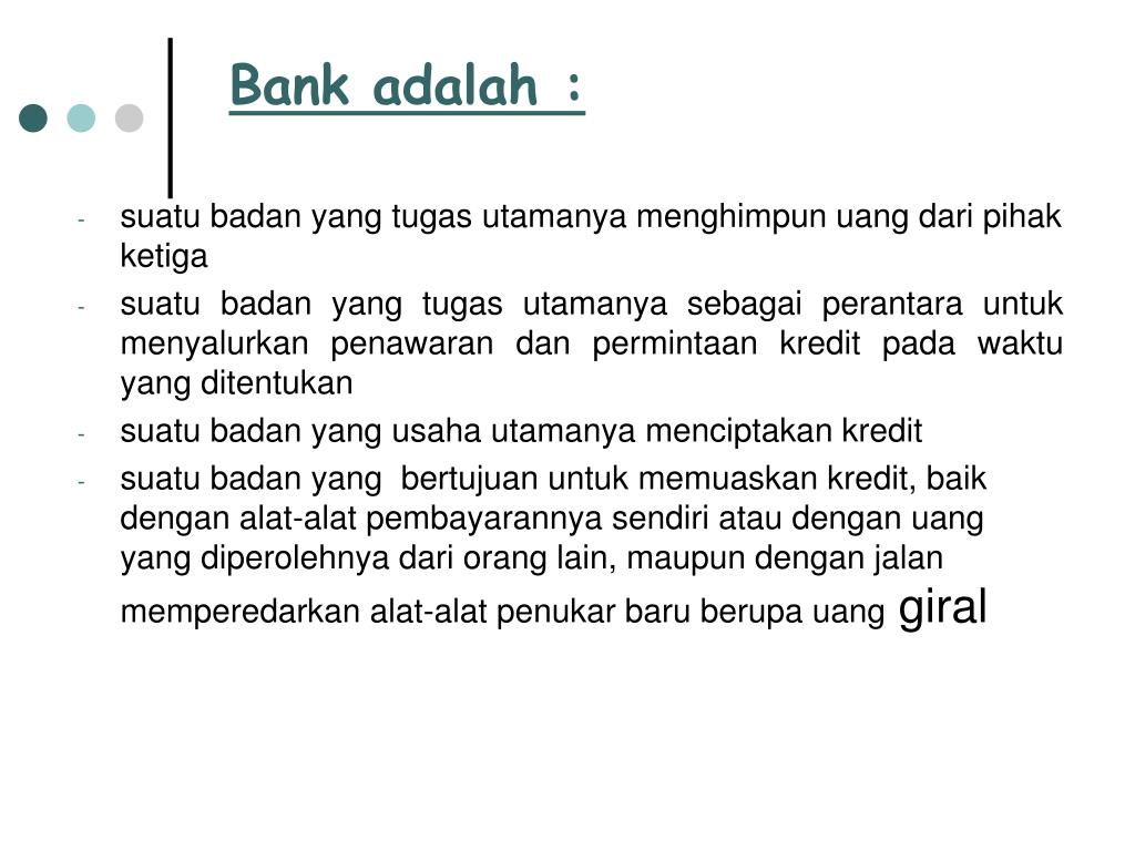 PPT - Sekilas Pandang Perbankan di Indonesia PowerPoint Presentation ...