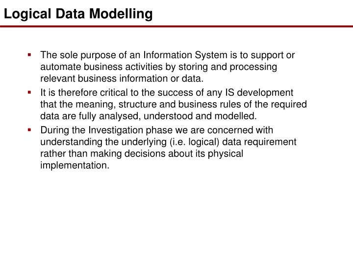 PPT - Logical Data Modelling PowerPoint Presentation, free download ...