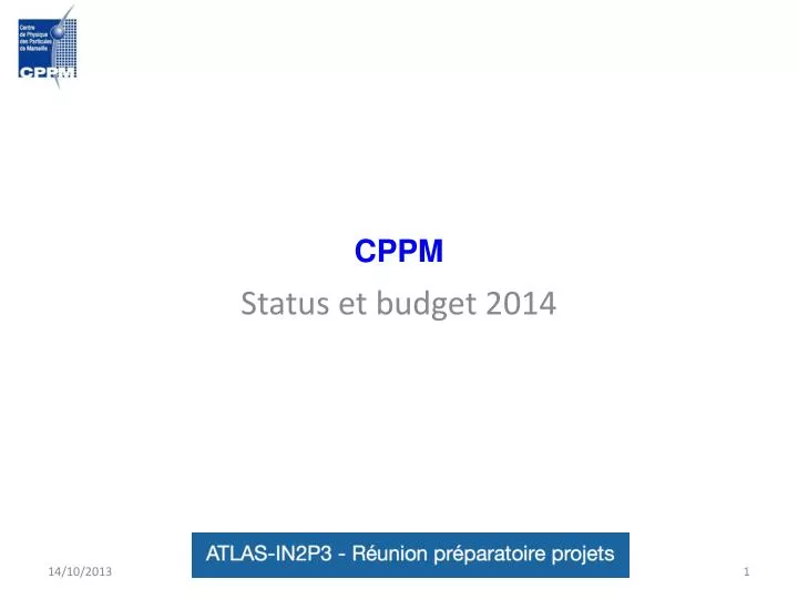 PPT - CPPM PowerPoint Presentation, free download - ID:4705939