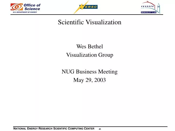 PPT - Scientific Visualization PowerPoint Presentation, free download ...