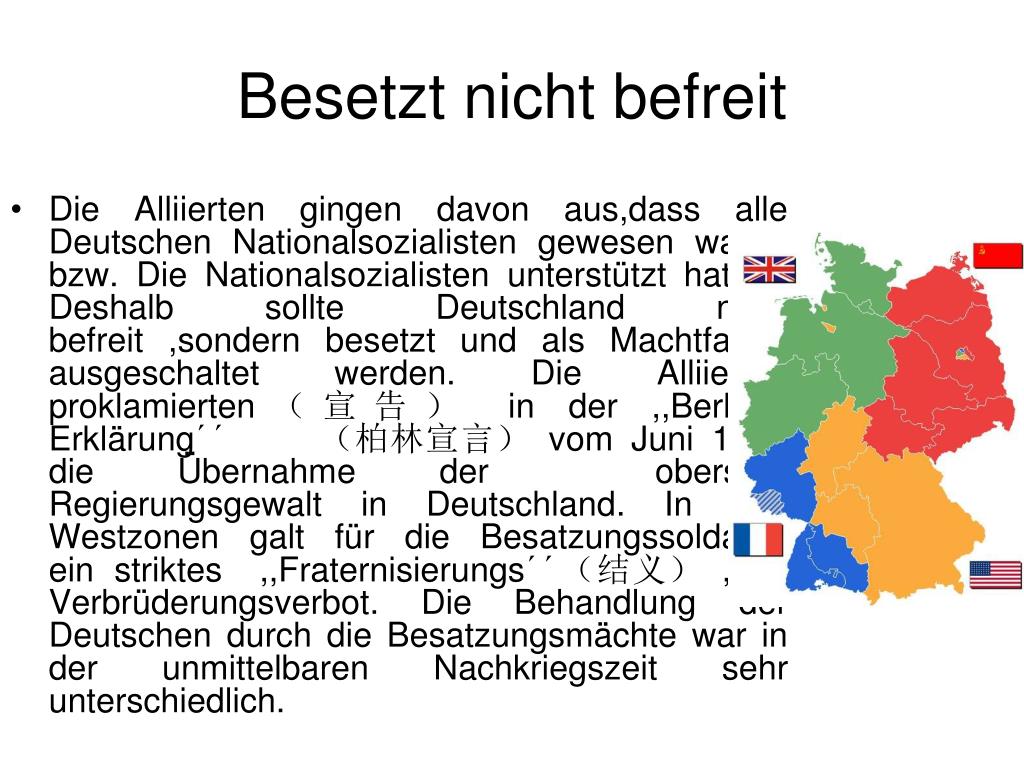 PPT - Die alliierte Besatzungspolitik PowerPoint Presentation, free ...