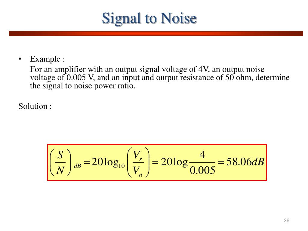 Ppt Noise In Communication Systems Chapter 2 Lecture 3 Powerpoint