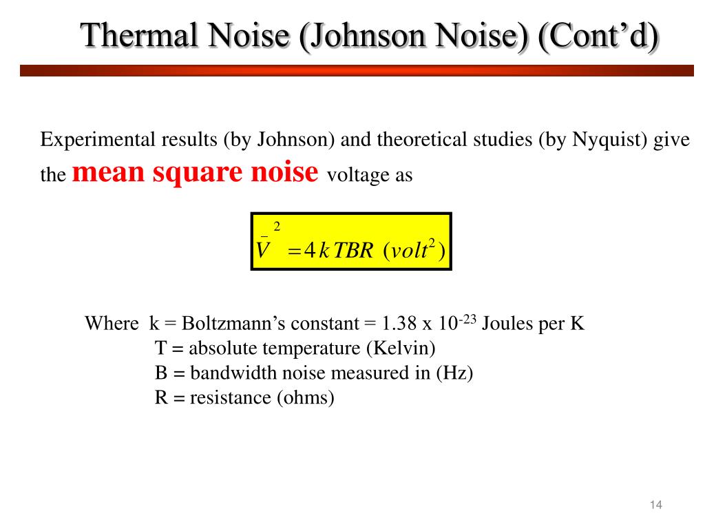 Ppt Noise In Communication Systems Chapter 2 Lecture 3 Powerpoint