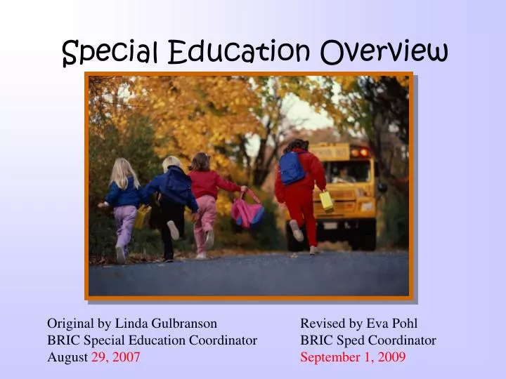 PPT - Special Education Overview PowerPoint Presentation, free download ...