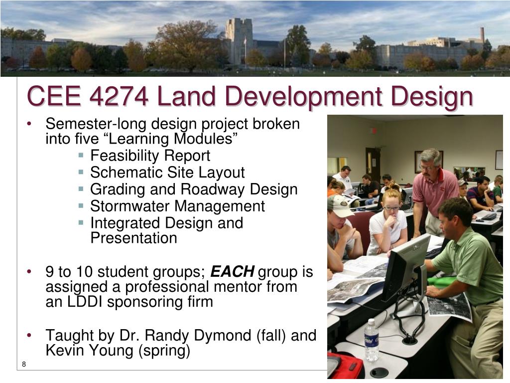PPT - The Land Development Design Initiative at Virginia Tech ...