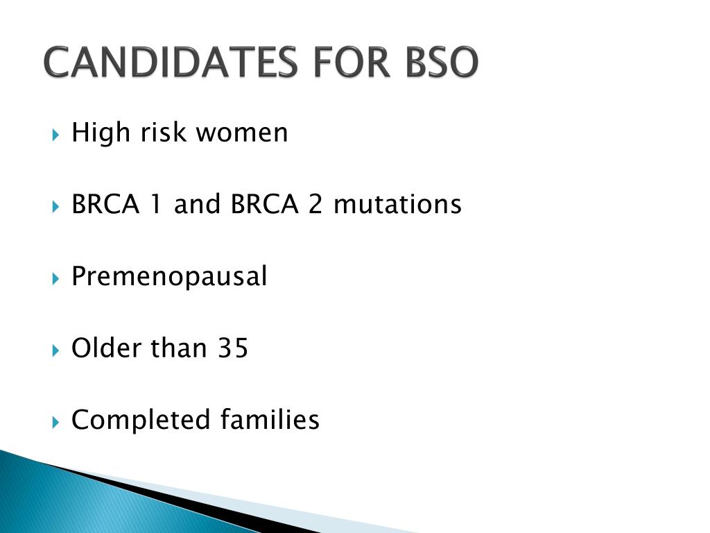 PPT - The Angelina Jolie Example : Risk Reducing Surgery for Breast and ...
