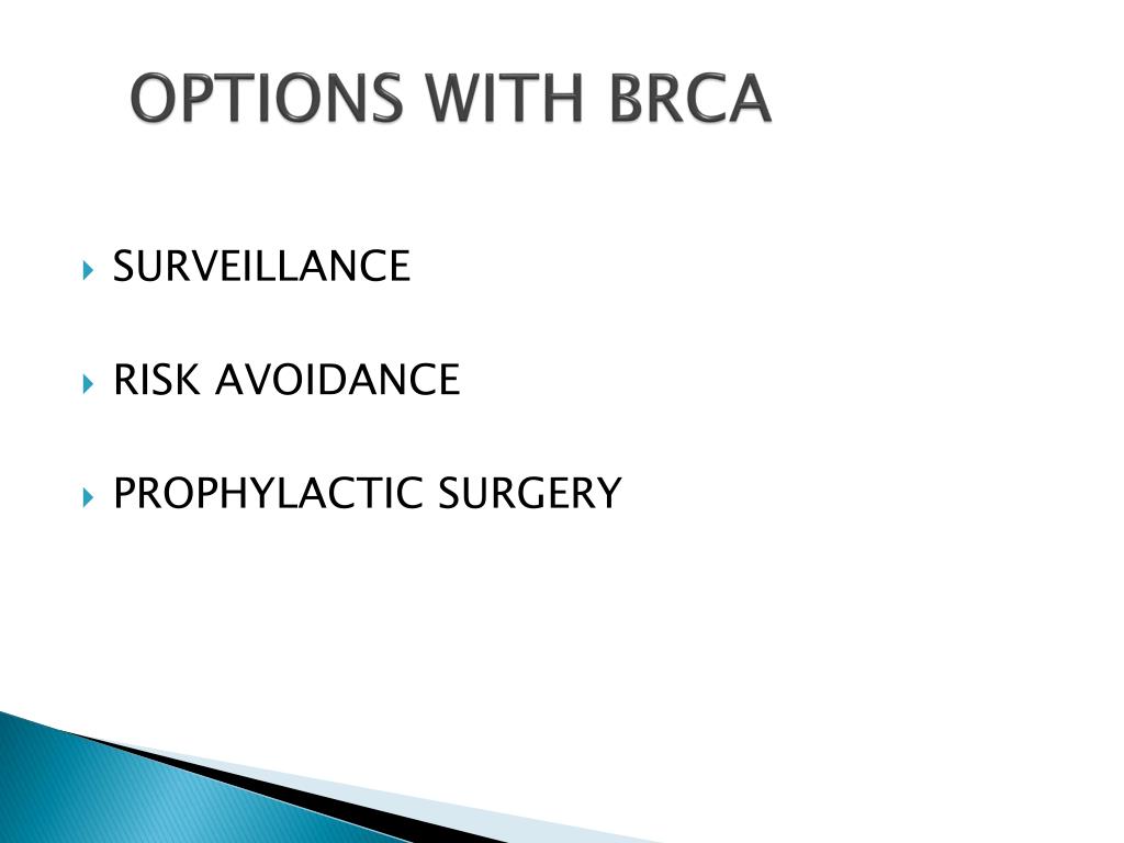PPT - The Angelina Jolie Example : Risk Reducing Surgery for Breast and ...