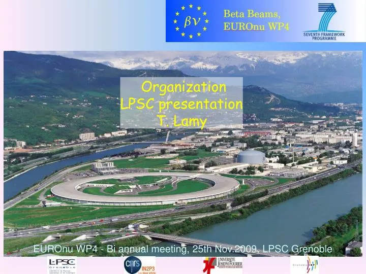 PPT - EUROnu WP4 - Bi annual meeting, 25th Nov.2009, LPSC Grenoble ...