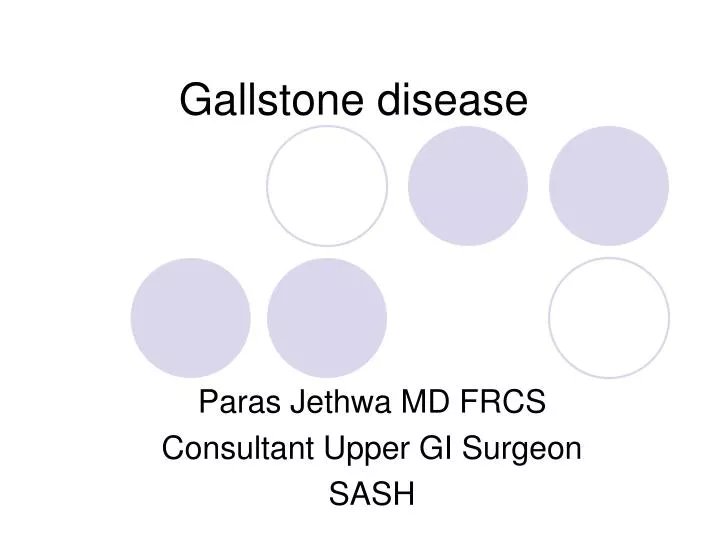 PPT - Gallstone disease PowerPoint Presentation, free download - ID:4709994