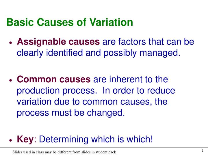 PPT - Chapter 9A Process Capability and Statistical Quality Control ...
