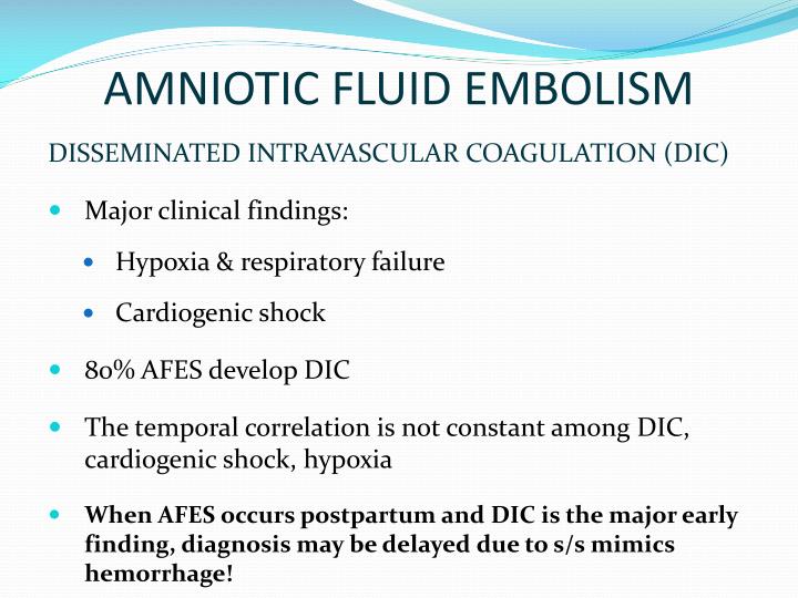 Cytotec and amniotic fluid embolism - basicmumu
